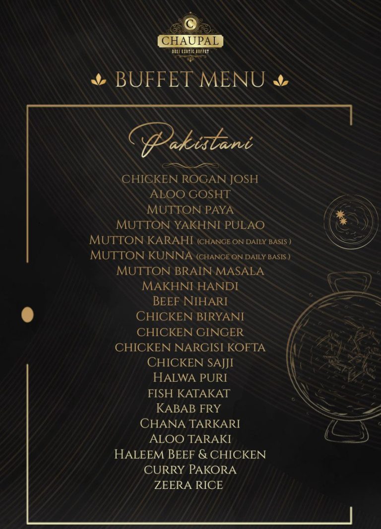 Chaupal Restaurant Seaview Karachi - Menu, Buffet Price, Deals & Honest ...